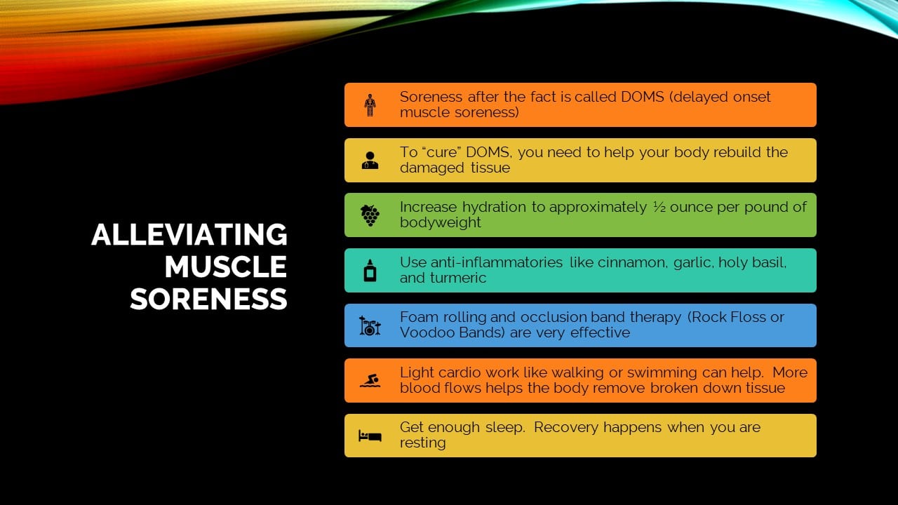 Tips for Tackling Muscle Soreness - Sand and Steel Fitness