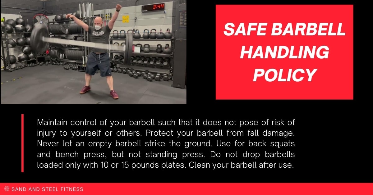 Safely Managing a Barbell in your CrossFit Gym - CrossFit Sand & Steel