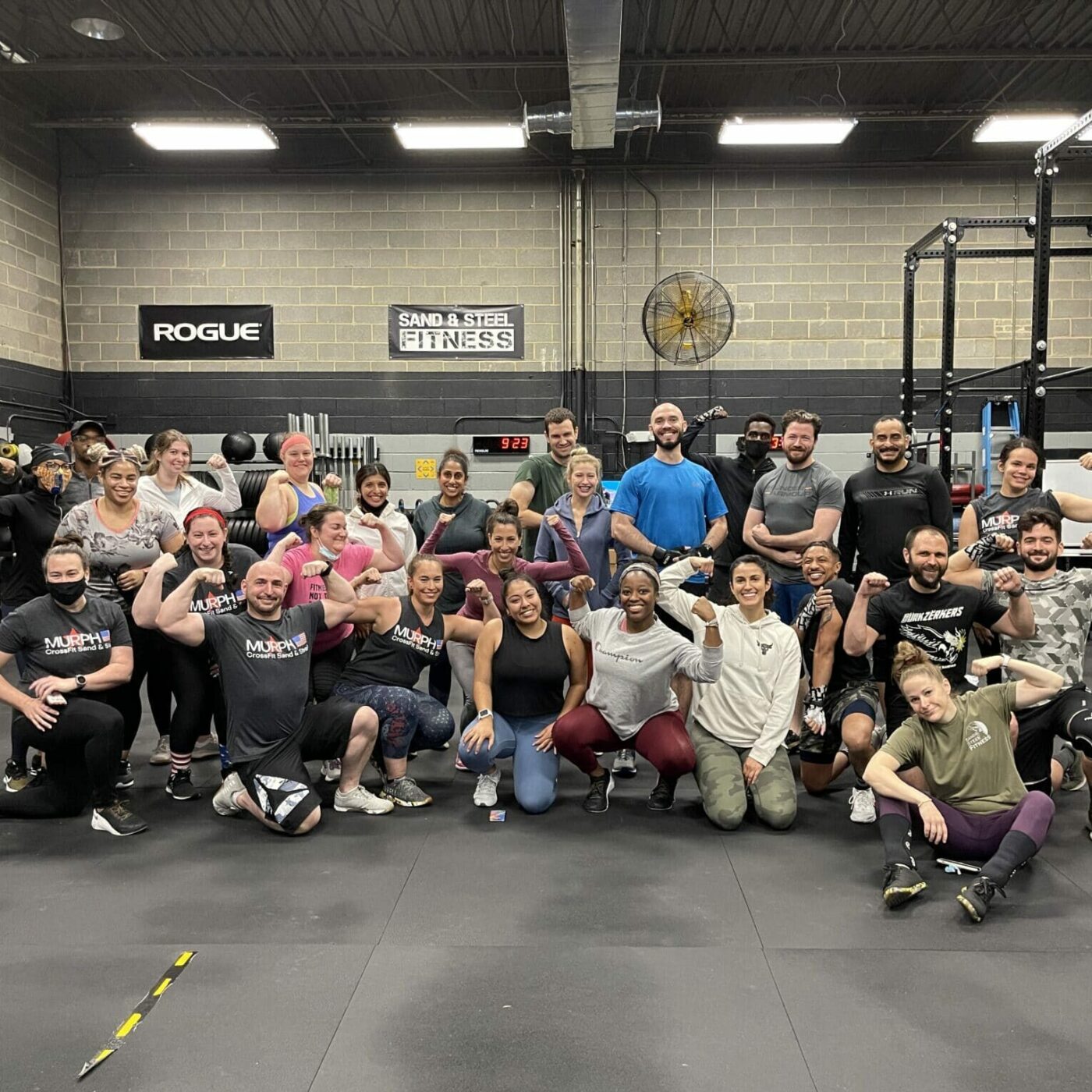 CrossFit Front Squat Olympic Lifting - Sand and Steel Fitness