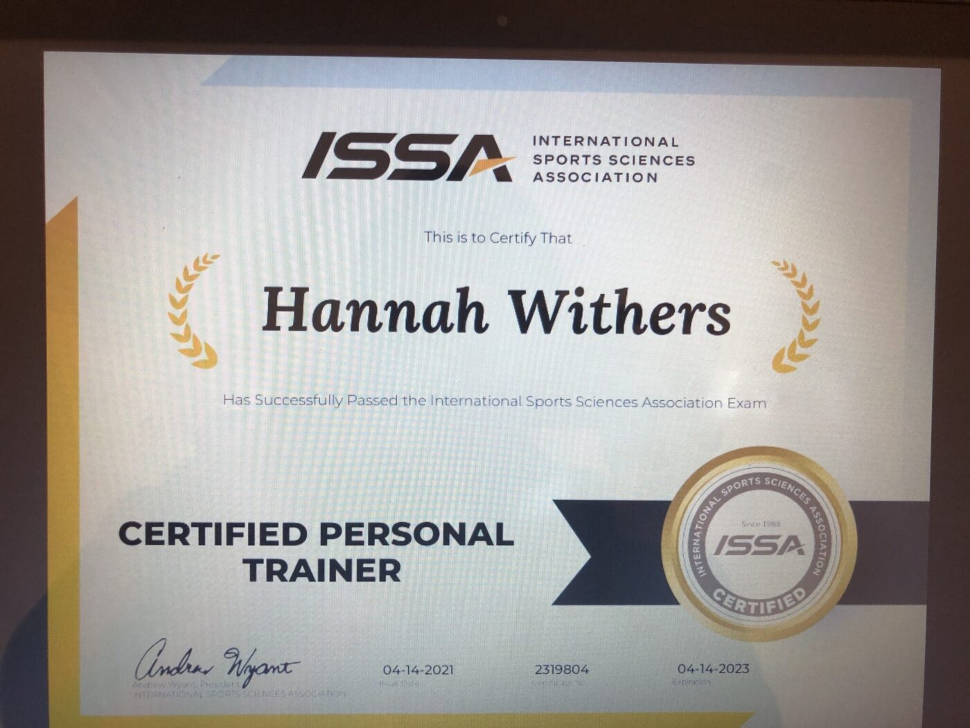 Hannah Withers: Personal Training and Foundations - CrossFit Sand & Steel